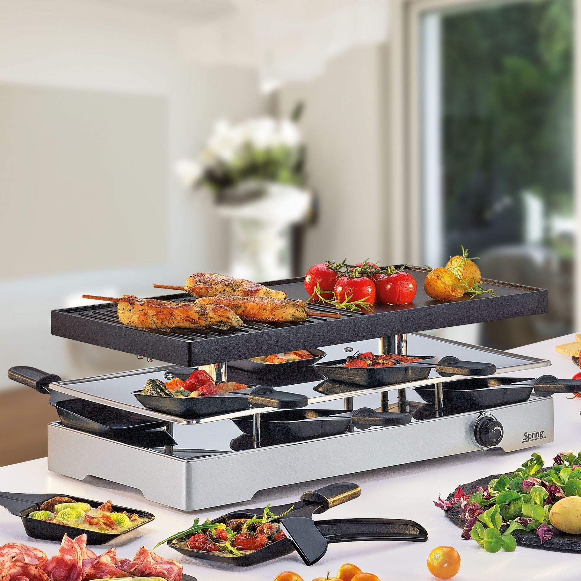 Spring - RACLETTE8 CLASSIC DUO - grill plate