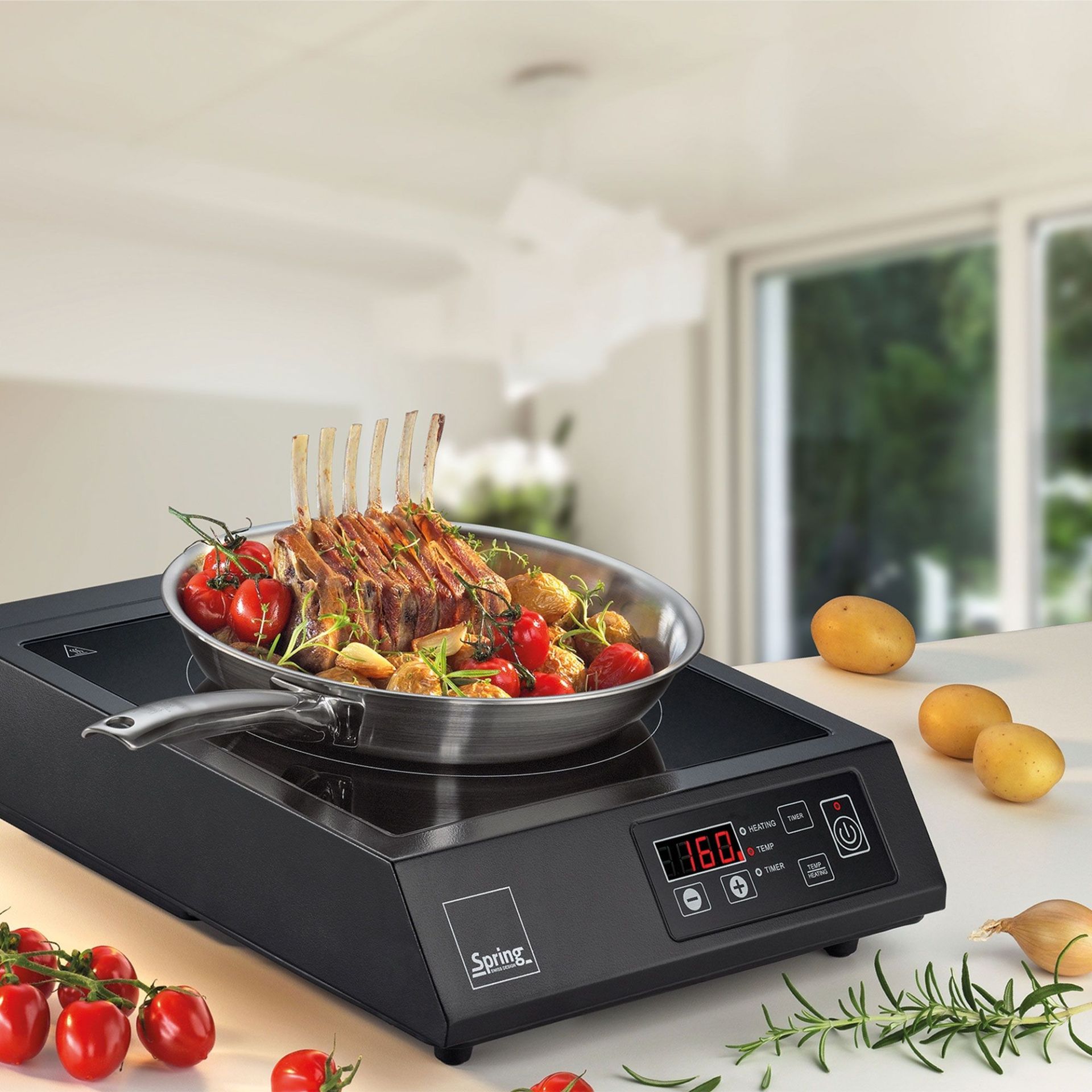 Spring - Induction appliance INDUCTION BASIC 3.5 kW - black